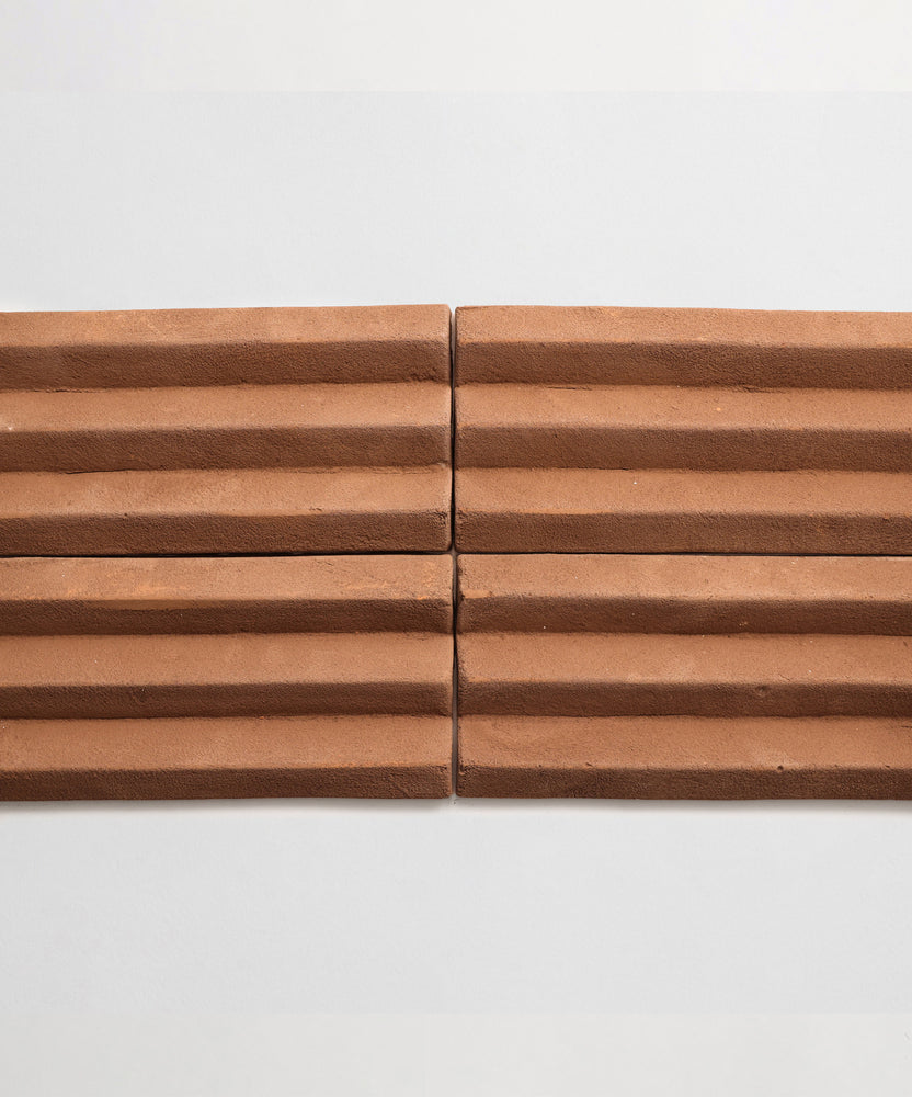 terracotta tile | outdoor | brown | cotto | righe | OUTERclé