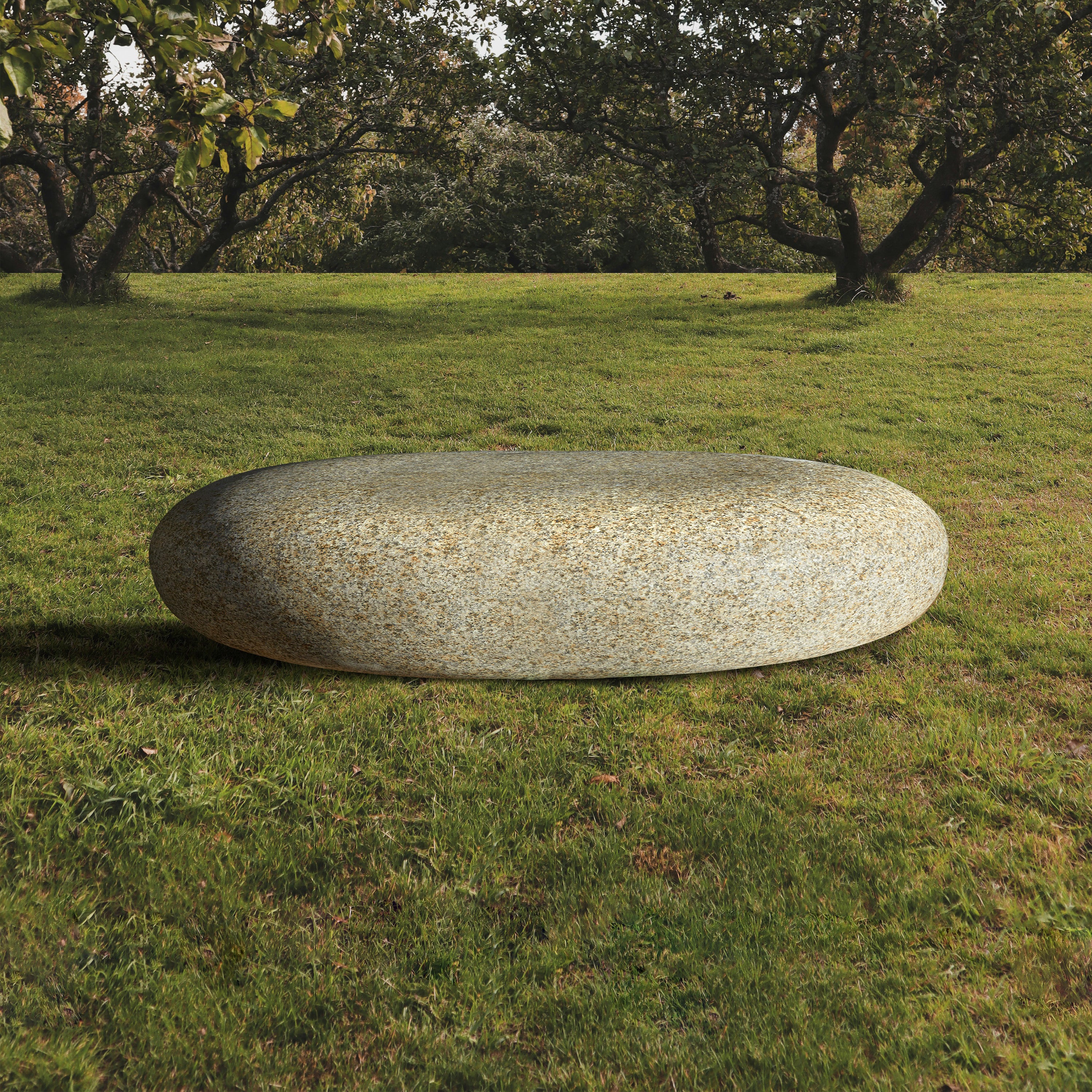 Nimbus Granite Sphere | Large | White | Honed – OUTERclé