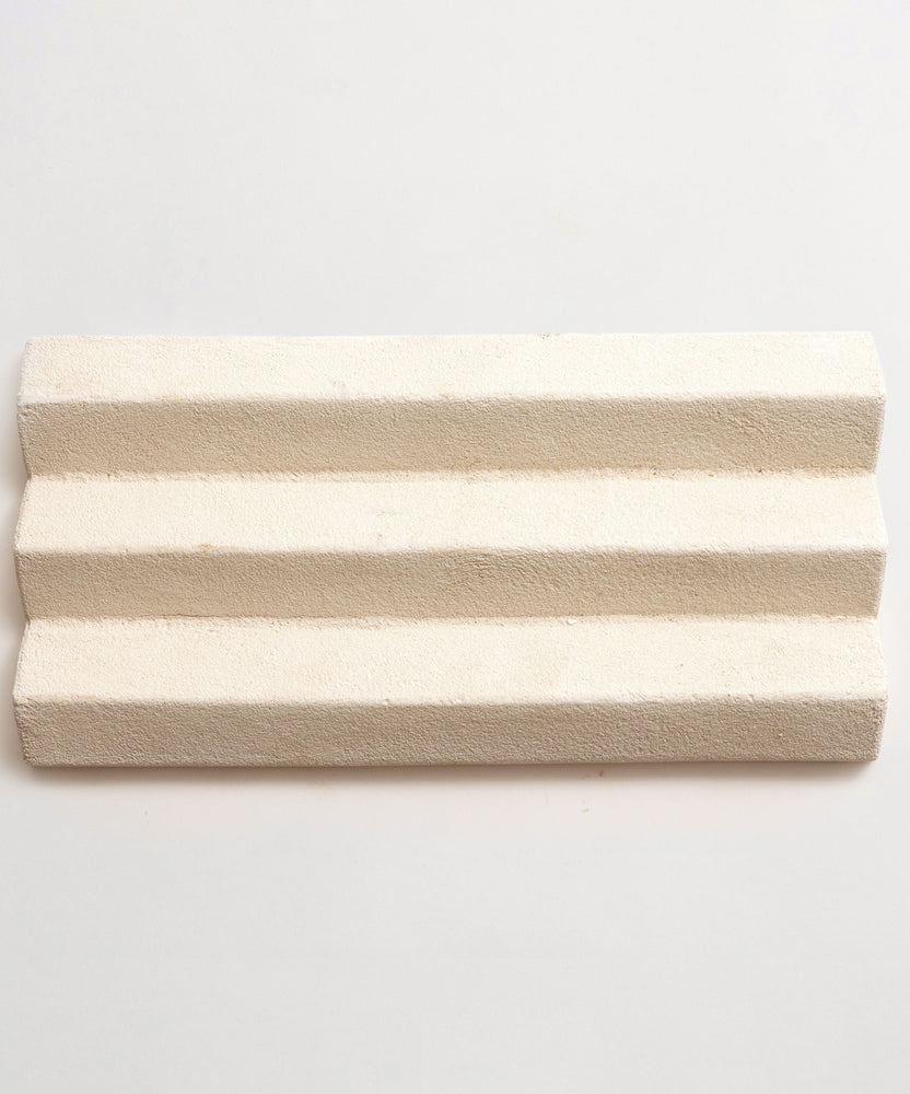 terracotta tile | outdoor | white | cotto | righe | OUTERclé