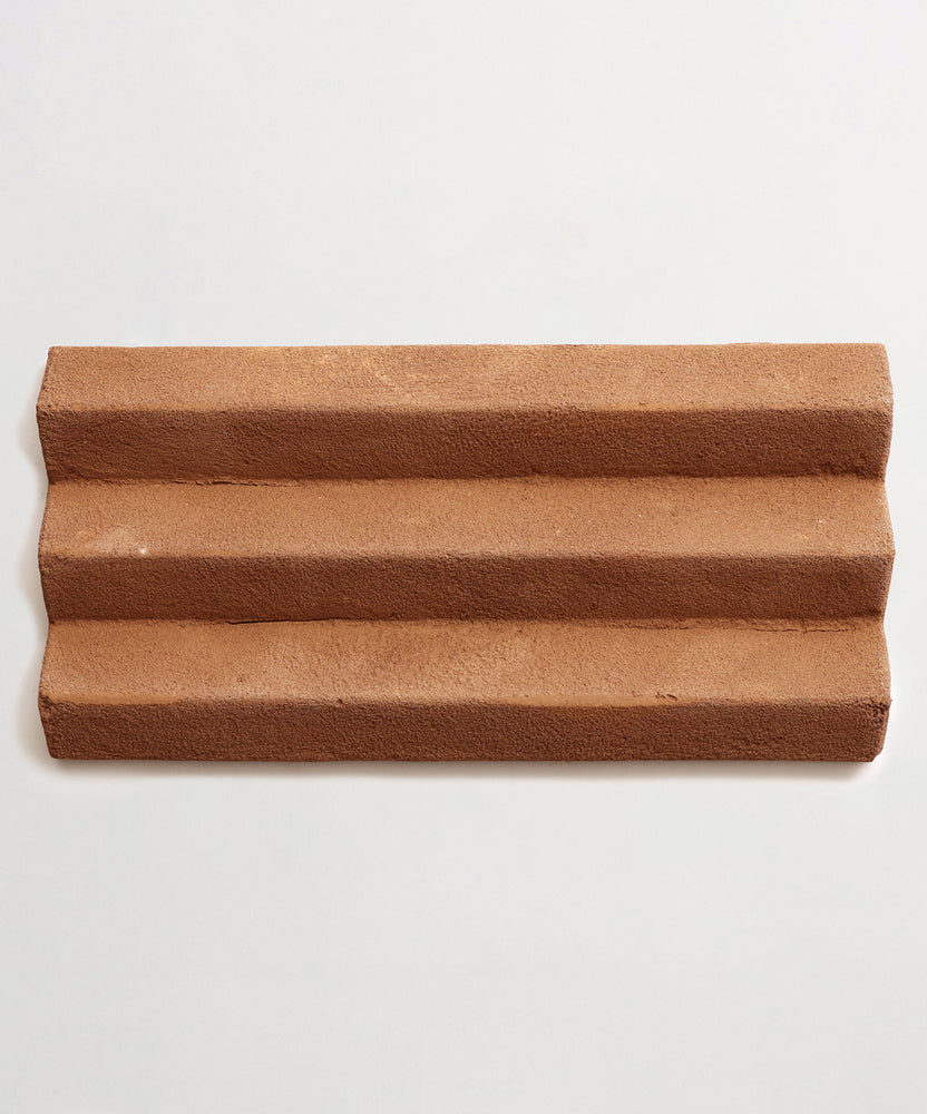 terracotta tile | outdoor | brown | cotto | righe | OUTERclé